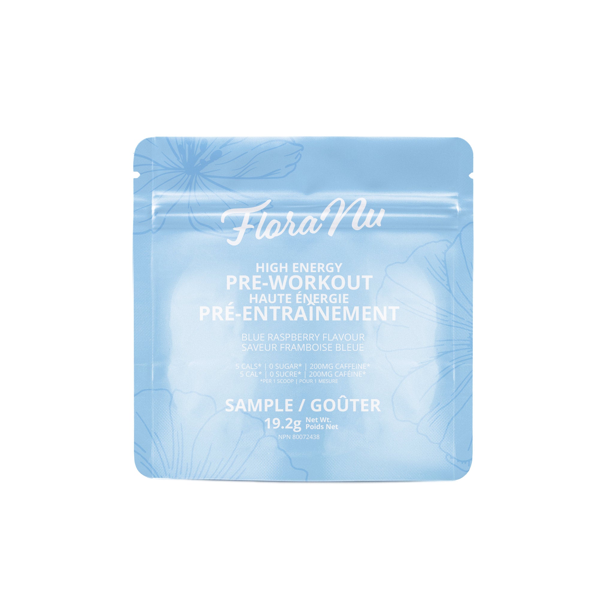 SAMPLE Burst Pre-Workout Blue Raspberry – FloraNu